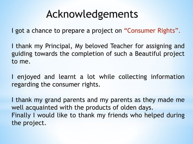 Consumer Rights Project Guidelines.pdf | Business | Business and Finance