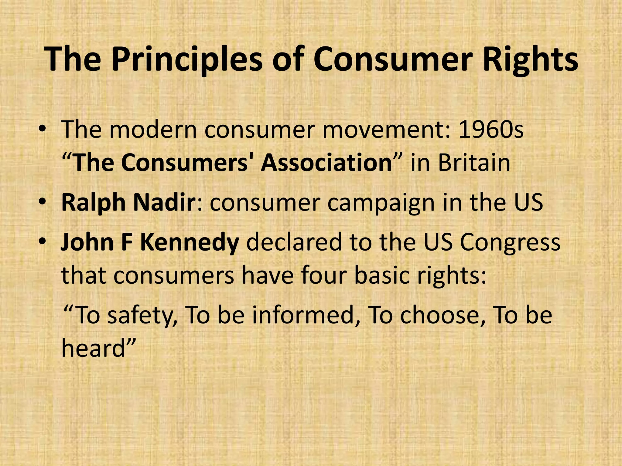 Consumer rights protection nov2013 | PPT