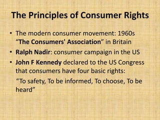 Consumer rights protection nov2013 | PPTX