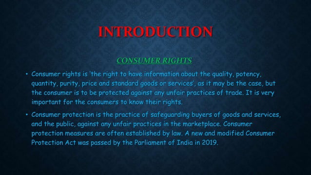 Consumer Rights SAMPLE PROJECT.pptx | Adoption and Fostering | Parenting