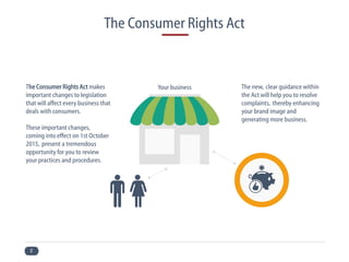 Consumer Rights Act 2015 - Will You Be Ready? | PDF