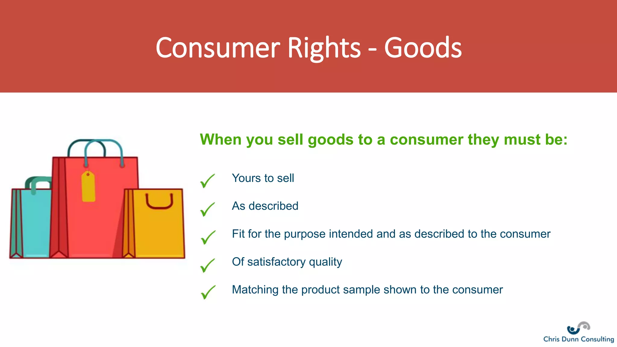 Consumer Rights Summary UK 2019 | PPT