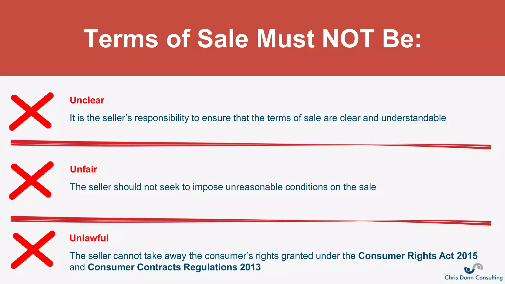 Consumer Rights Summary UK 2019 | PPT
