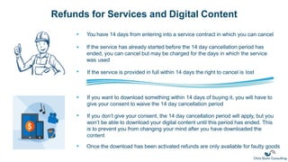 Consumer Rights Summary UK 2019 | PPT
