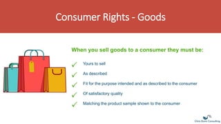 Consumer Rights Summary UK 2019 | PPT