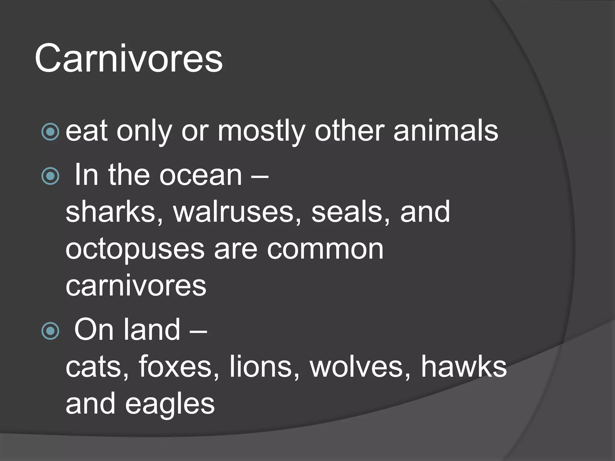 Consumers and Decomposers | PPT