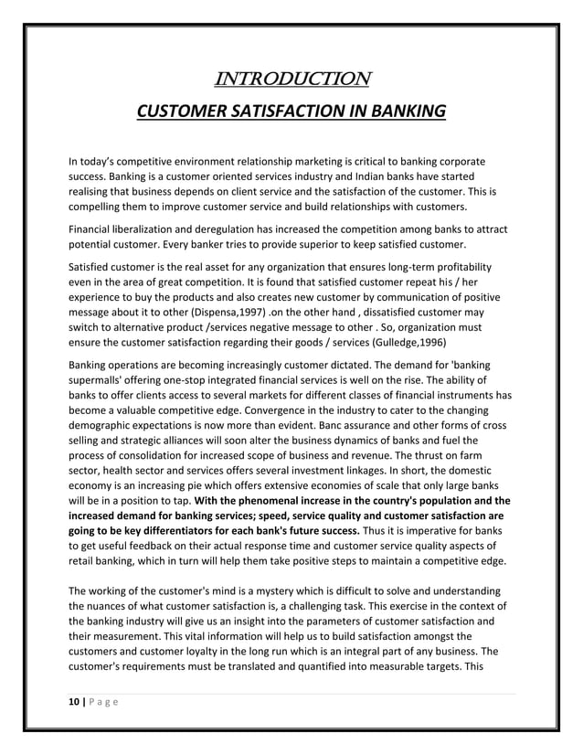 CUSTOMER Satisfaction ICICI Bank Project BY Vasudev | PDF | Business ...