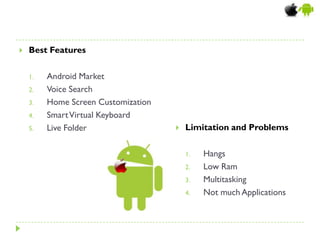 Consumer satisfaction on Android and IOS | PPTX