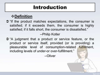 Consumersatisfactionordissatisfactionf SIDDANNA M BALAPGOL | PPTX | Science
