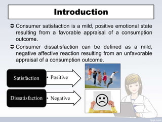 Consumersatisfactionordissatisfactionf SIDDANNA M BALAPGOL | PPT