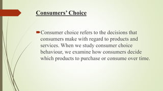 Consumer’s choice & post purchase behavior | PPTX | Cameras and ...