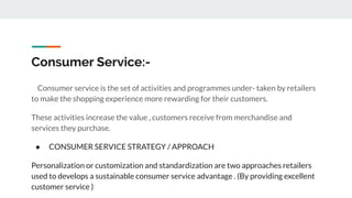 Consumer services | PDF