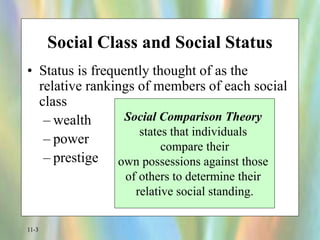 Consumer Social Class and Consumer Behavior schiffman11.ppt
