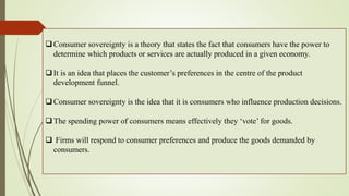 Consumer sovereignity (1).pptx | Business | Business and Finance
