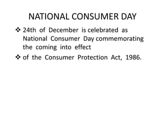 Consumers, rights and responsibilites ppt | PPTX