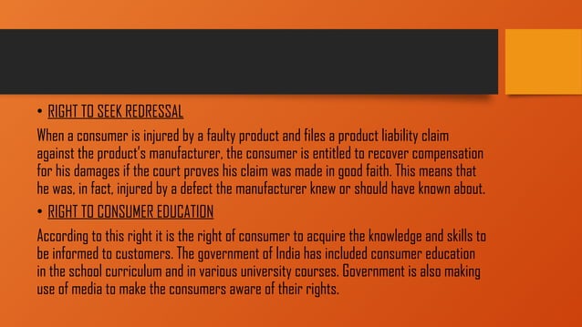 Understanding consumers’ Rights: Duties, Rights, Justice | PPT