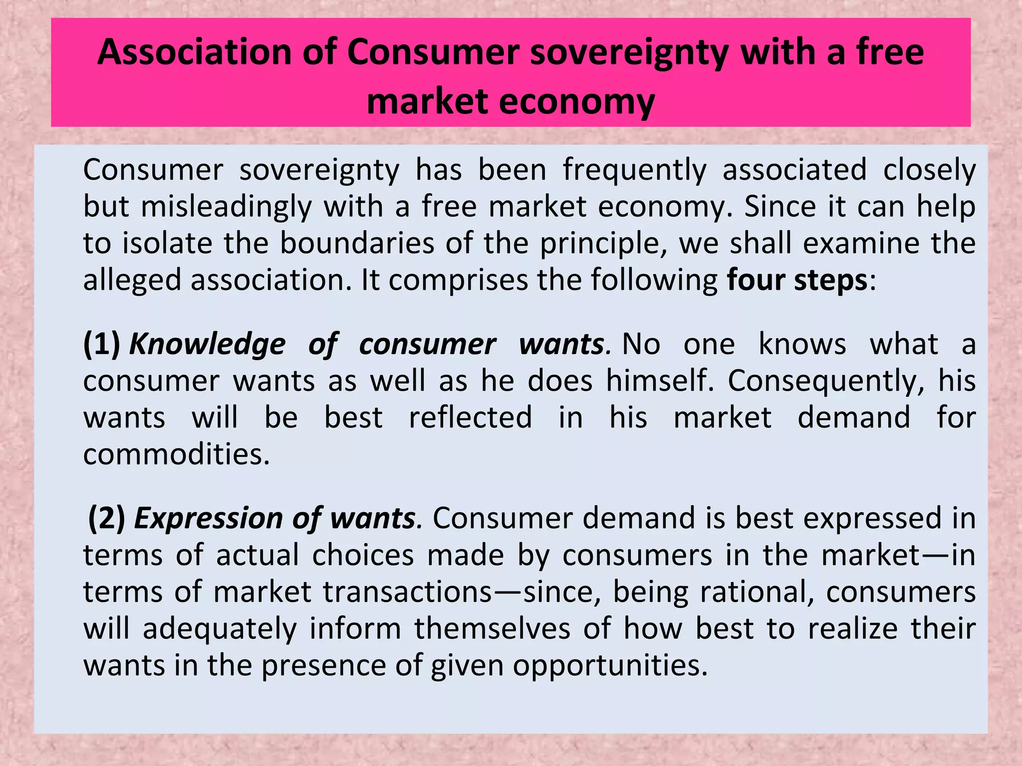Consumer`s soverginity by ravi | PPT