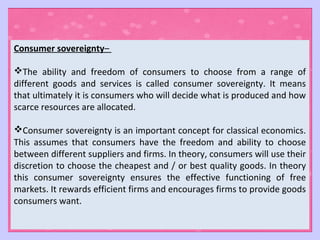 Consumer`s soverginity by ravi | PPT