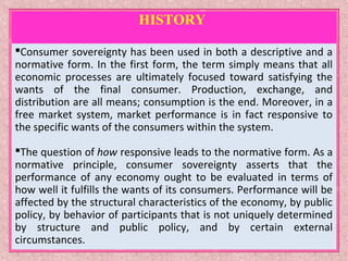 Consumer`s soverginity by ravi | PPT