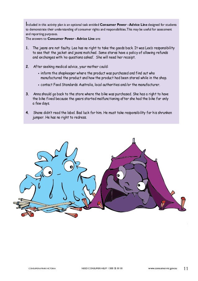 Consumer stuff for kids a teaching and learning resource | PDF