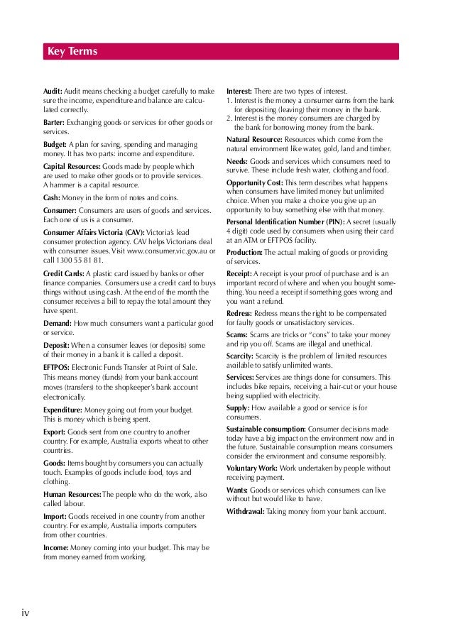 Consumer stuff for kids a teaching and learning resource | PDF