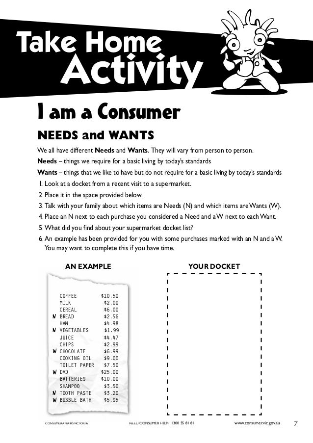 Consumer stuff for kids a teaching and learning resource | PDF