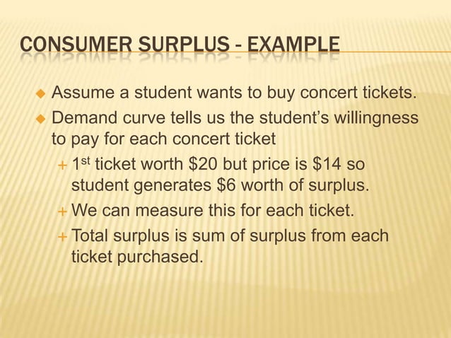 Consumer surplus | PPTX | Business Accounting & Finance | Business