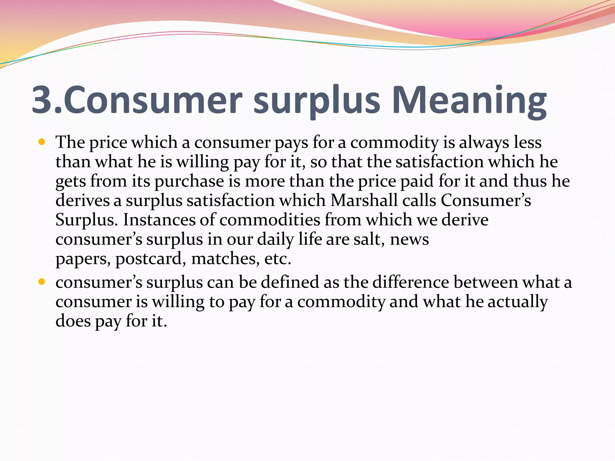 Consumer surplus | PPTX