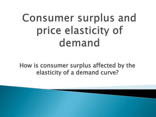 Consumer surplus | PPTX