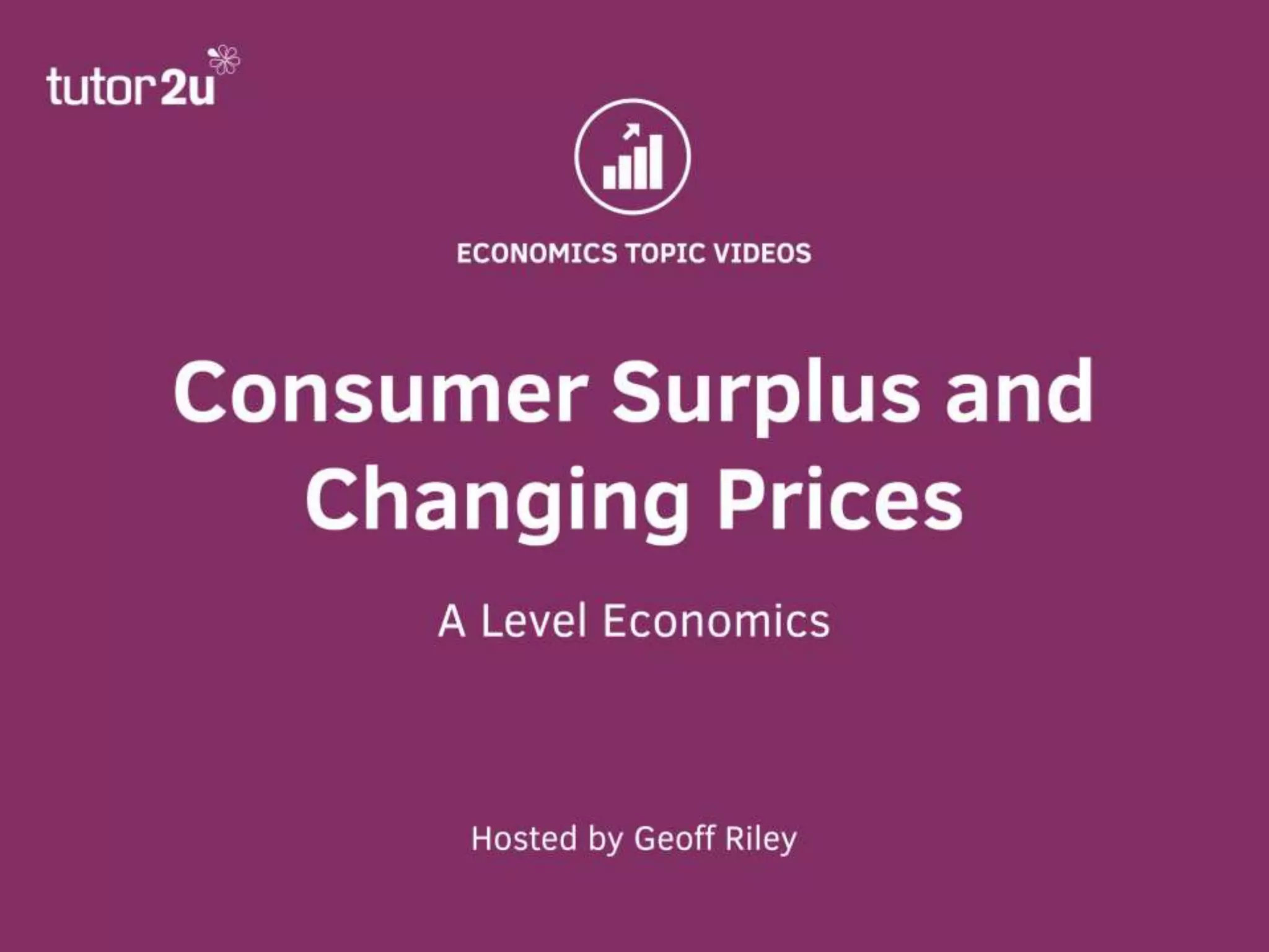 Consumer surplus and changing prices | PPTX