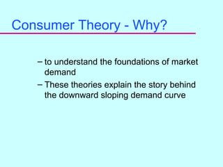 Consumer theory | PPT