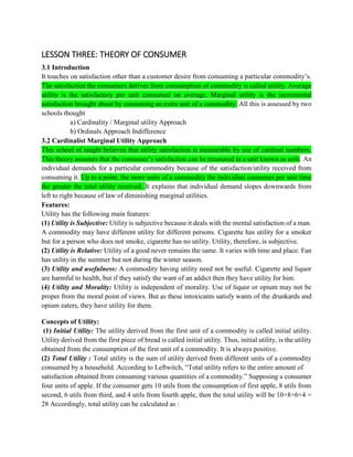 Consumer theory | PDF