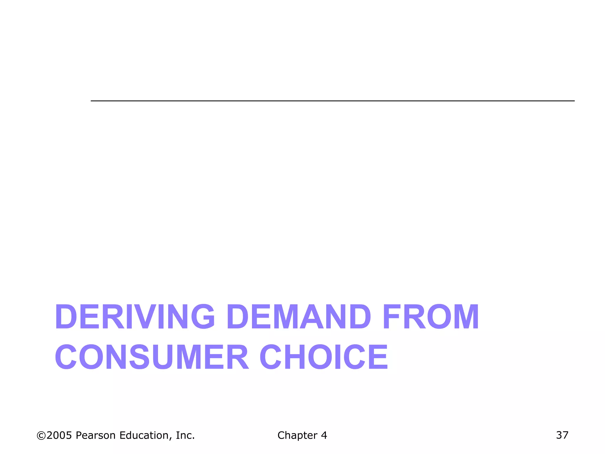 Consumer theory 2 | PPT