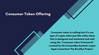 Consumer Token Offering | PPT