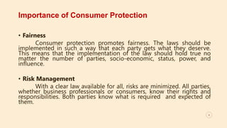 Consumer welfare and protection | PPTX