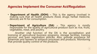 Consumer welfare and protection | PPTX