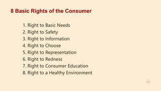 Consumer welfare and protection | PPTX