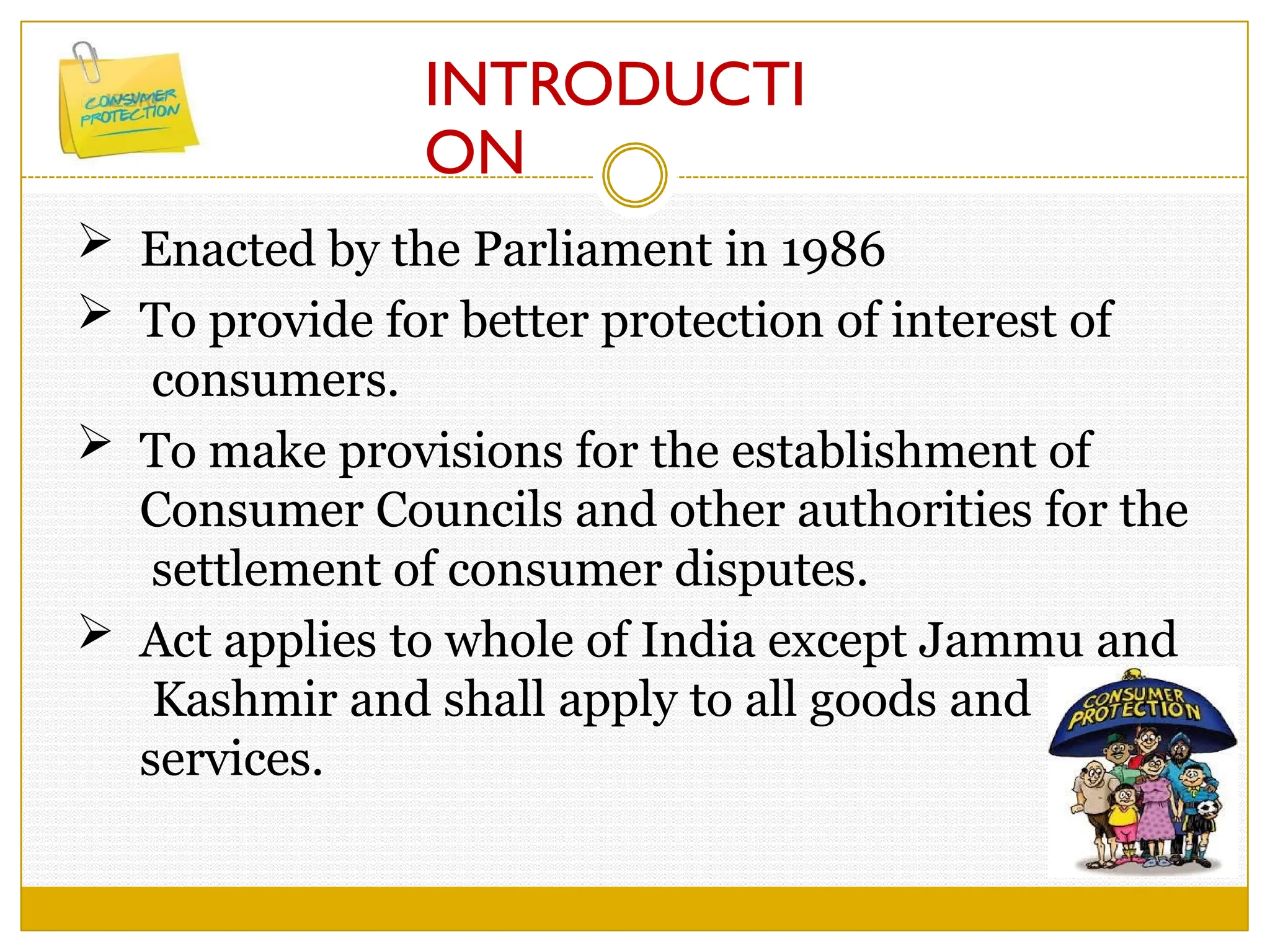 Consumet Protection Act.pptx for MBA students | PPTX