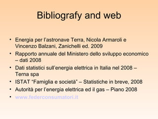 Consumi domestici inglese | PPT | Gas and Electric | Home Utilities