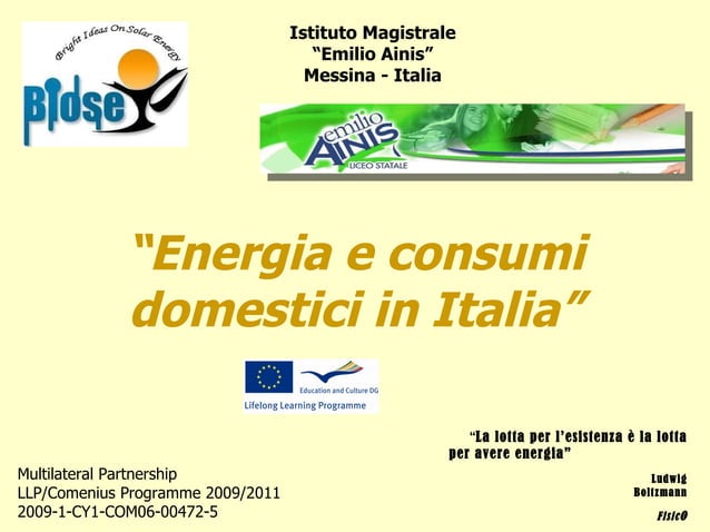 Consumi domestici italiano | PPT