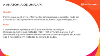 Consumindo APIs com UiPath | PPT