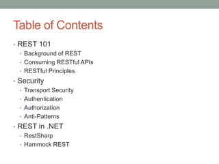 Consuming REST in .NET