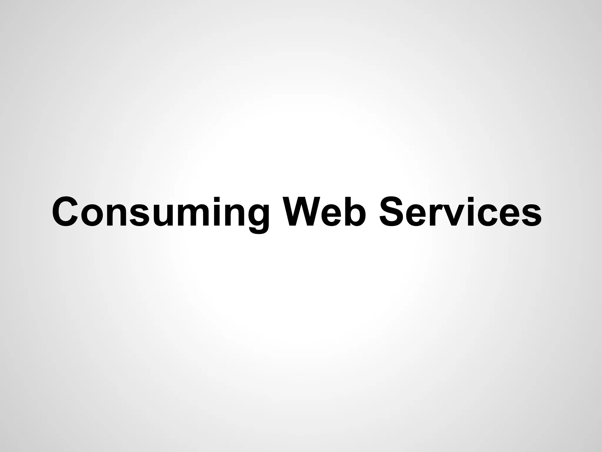Consuming Web Services in Android | PDF
