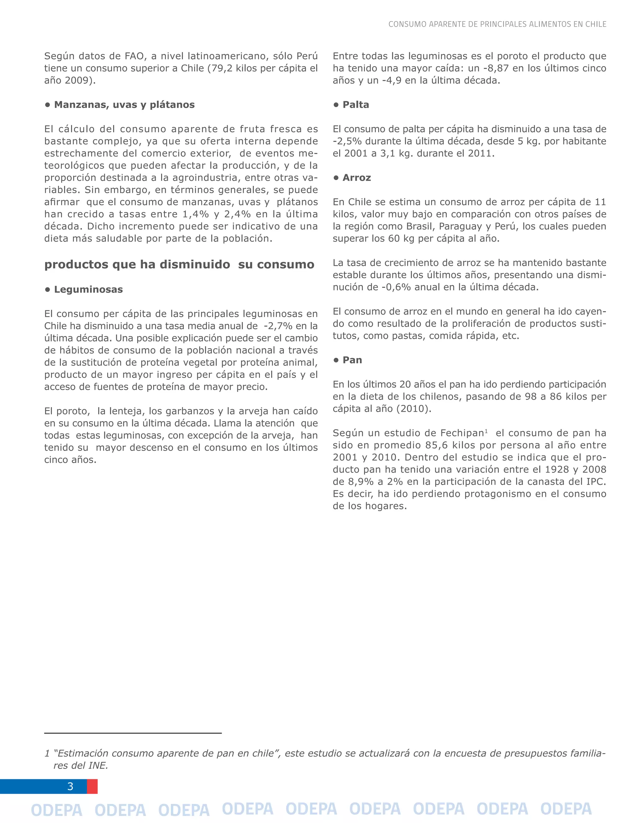 Consumo aparente alimentos 2012 | PDF