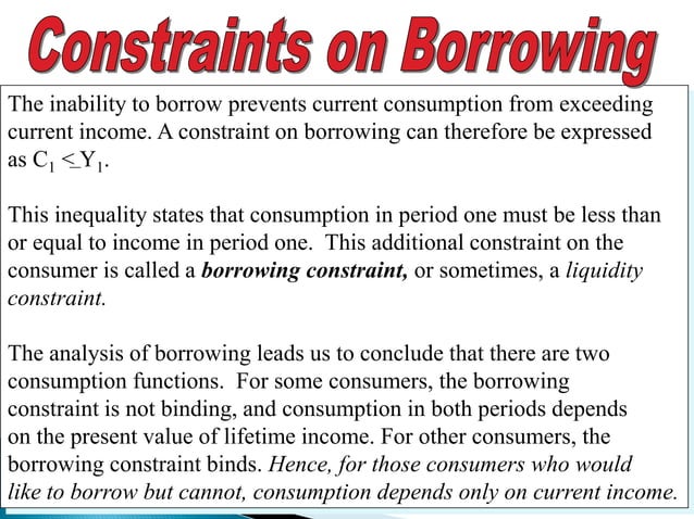 Consumption | PPTX | Stocks and Bonds | Personal Investing