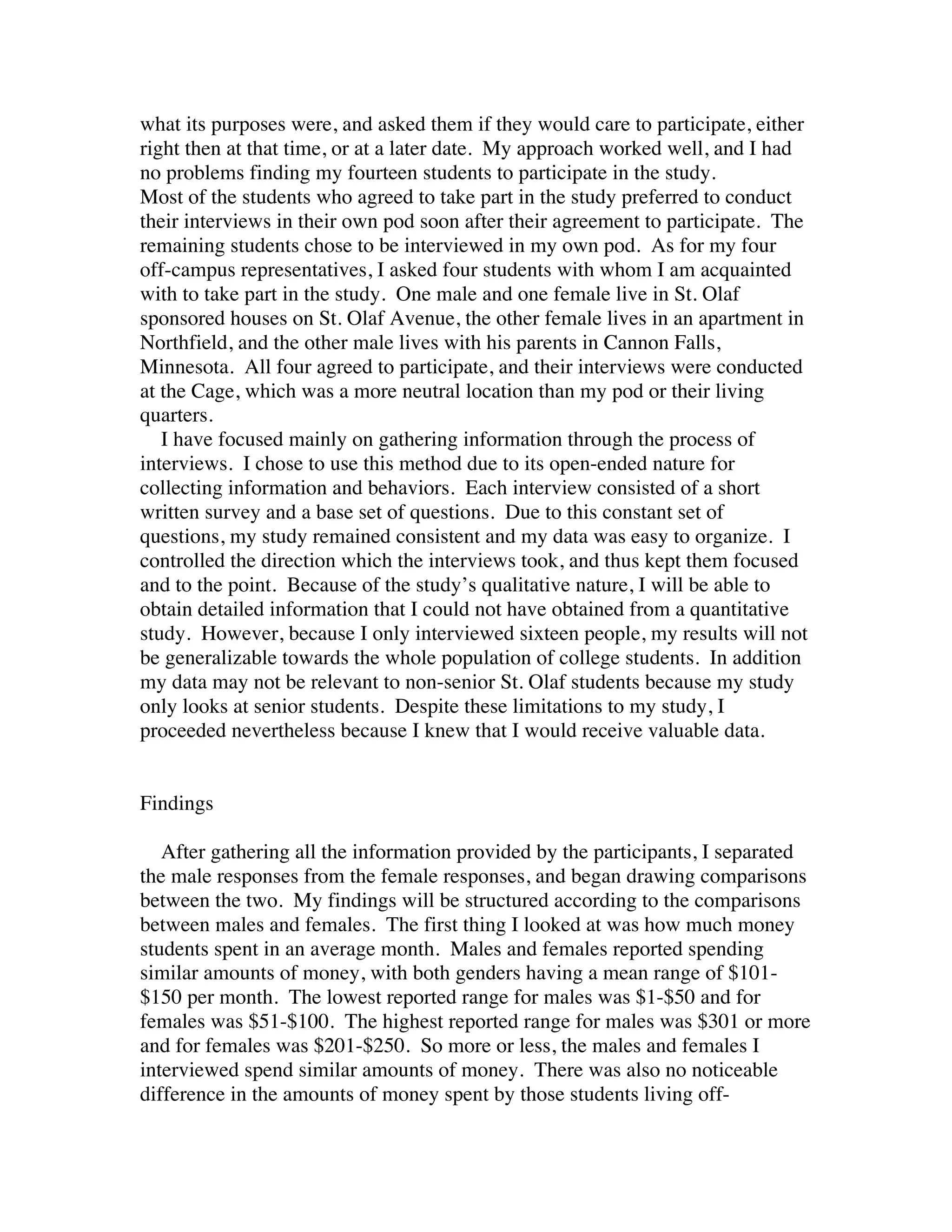 Consumption and-spending-patterns-at-st.-olaf-college | PDF