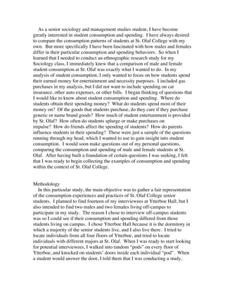 Consumption and-spending-patterns-at-st.-olaf-college | PDF