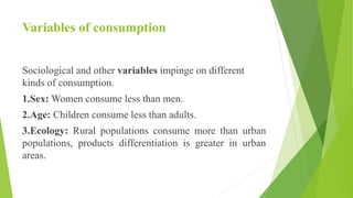 Consumption Theory | PPTX