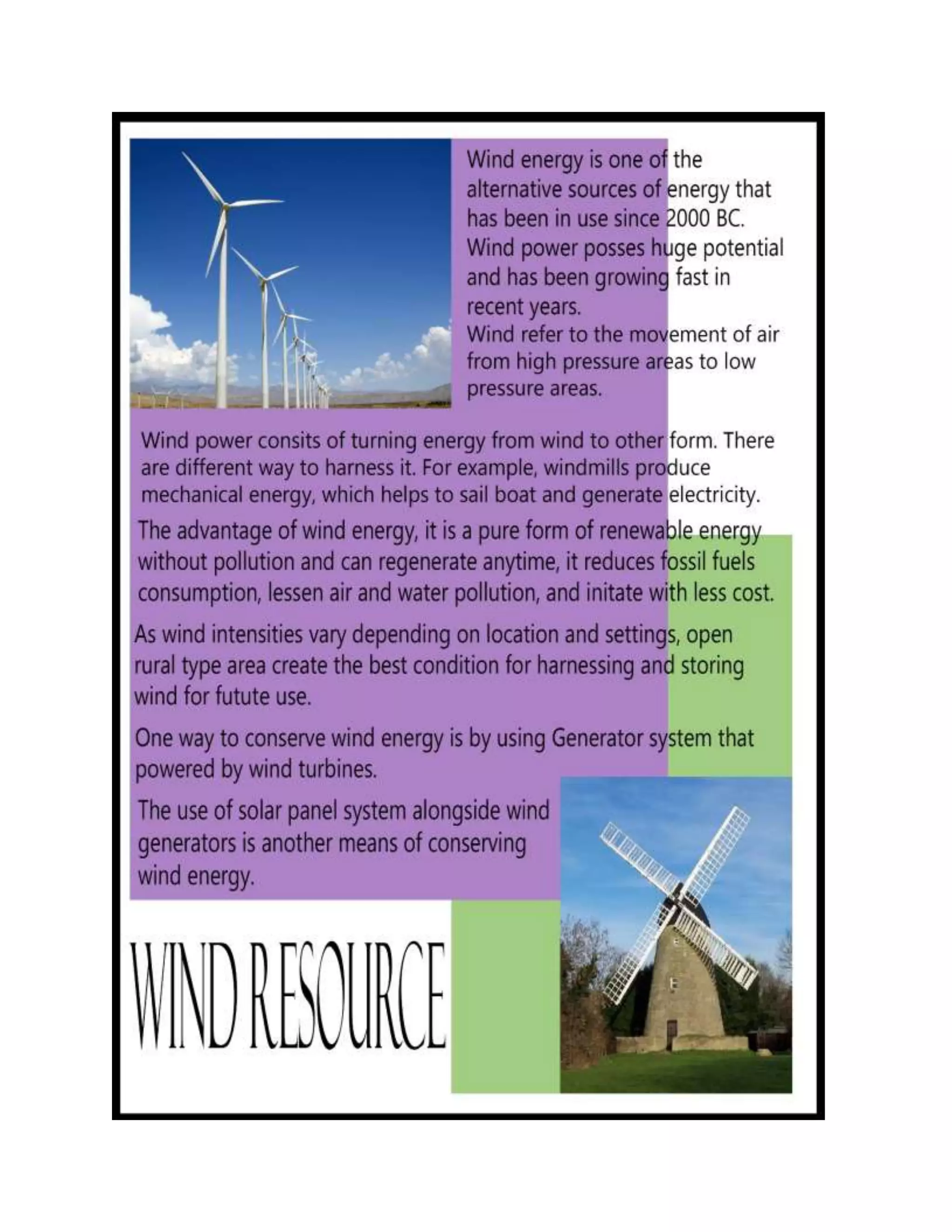 Consumption and conservation of natural resources | DOCX