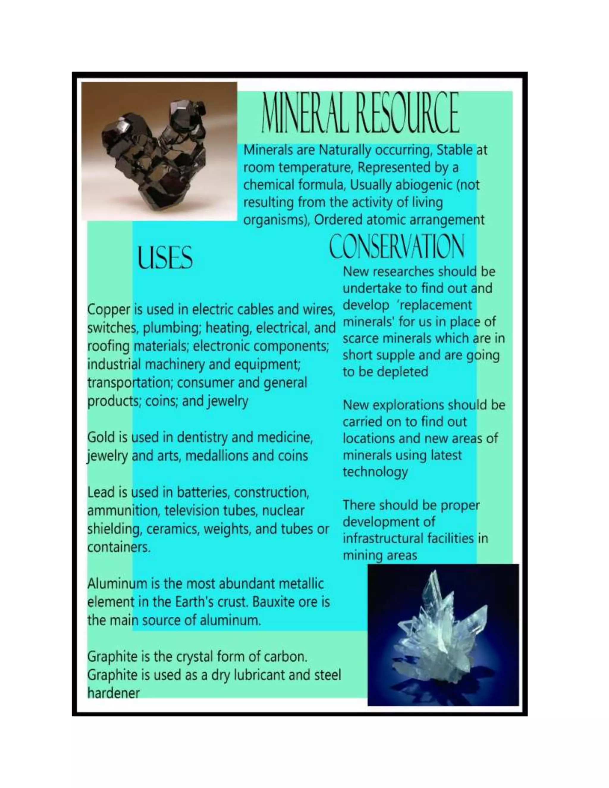 Consumption and conservation of natural resources | DOCX